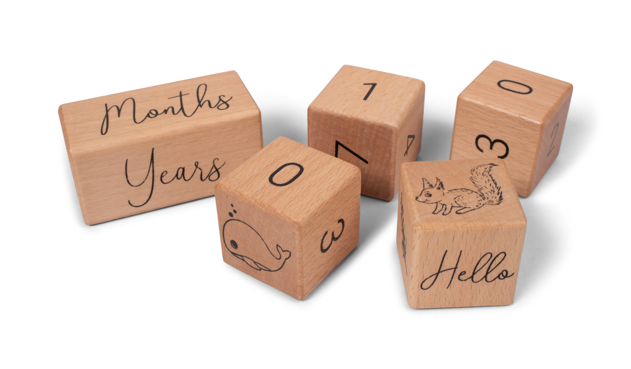 Wooden age blocks | Shop online hos - FILIBABBA