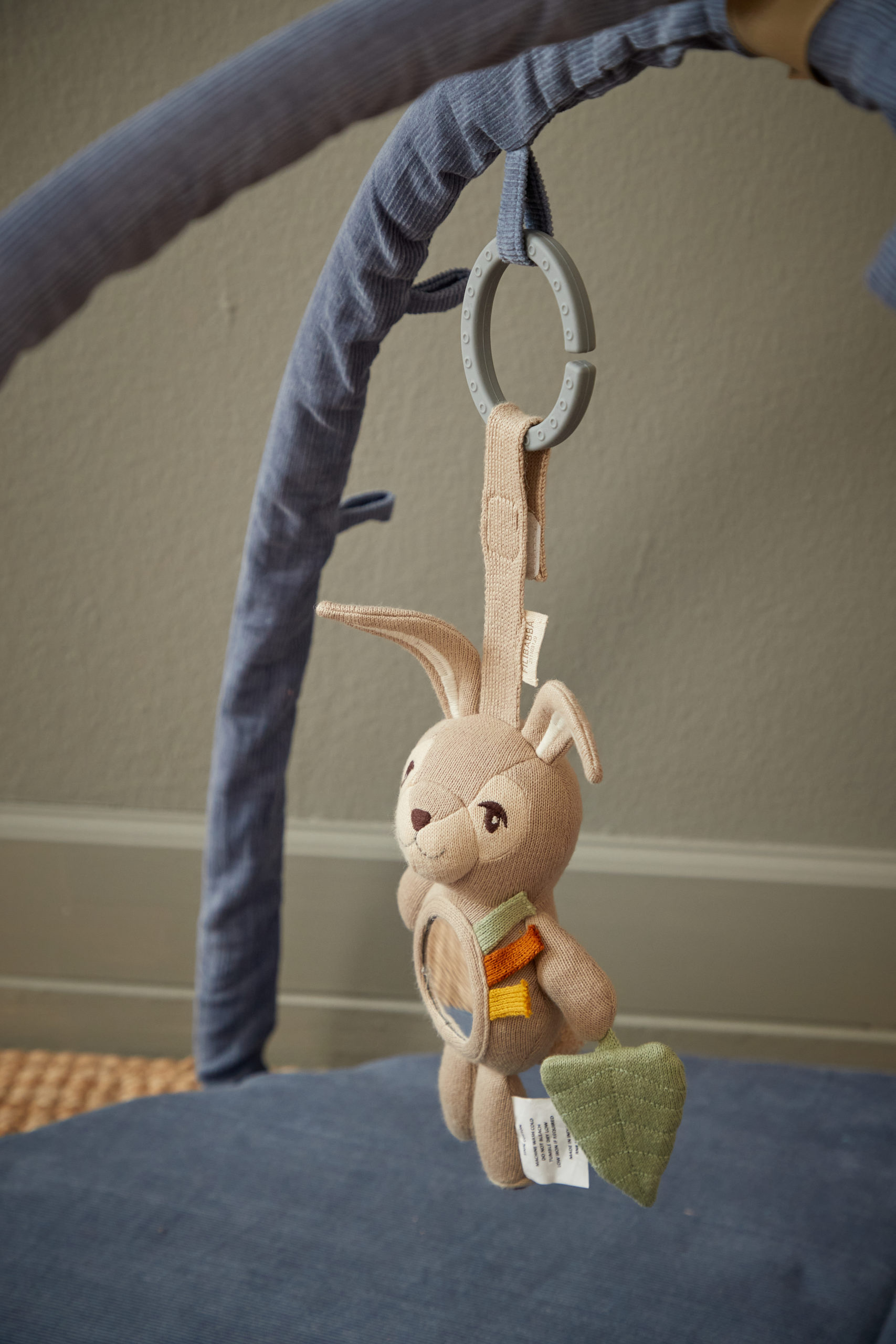 Silicone baby loops - Blue | Shop online hos - FILIBABBA