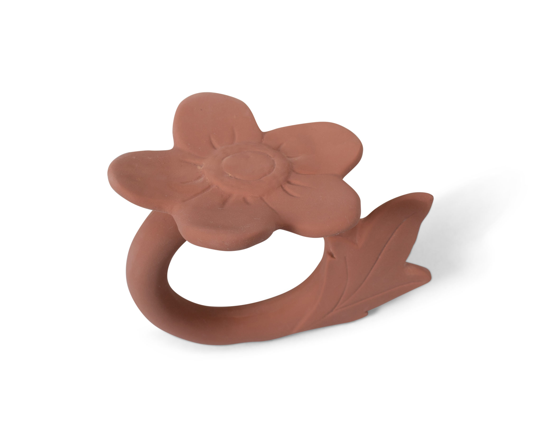 Flower teether - natural rubber | Shop online hos - FILIBABBA